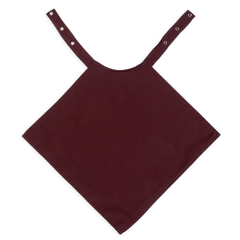 Napkin Style Clothing Protector - MAROON. Healthcare